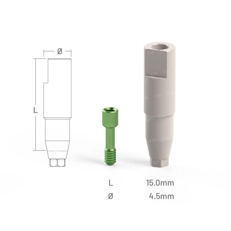 CAD| CAM Implant Level Scan Body compatible with Osstem® | UAE